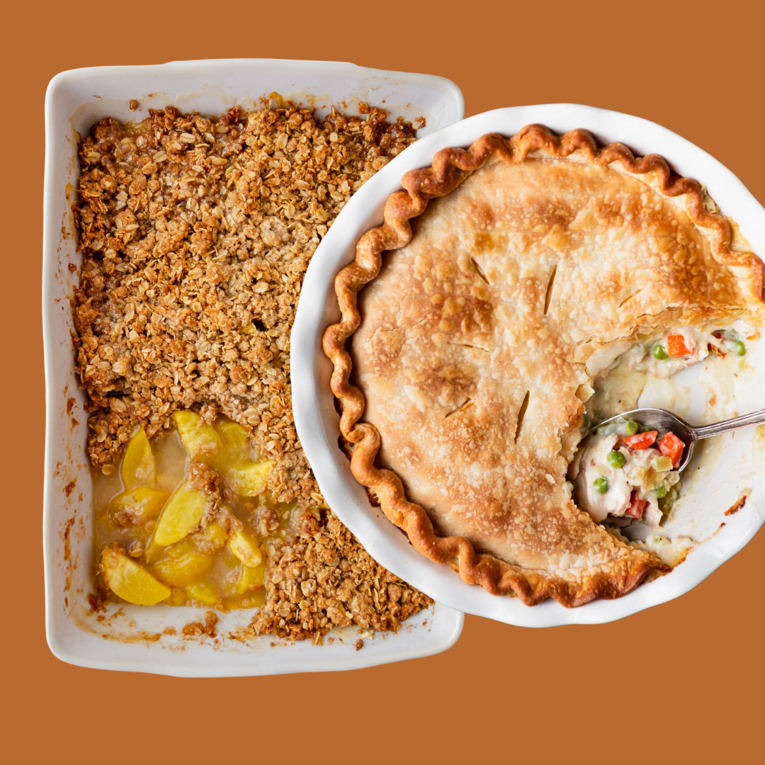 Nana’s Pot Pie & Peach Crisp Bundle | Switchin' Kitchens
