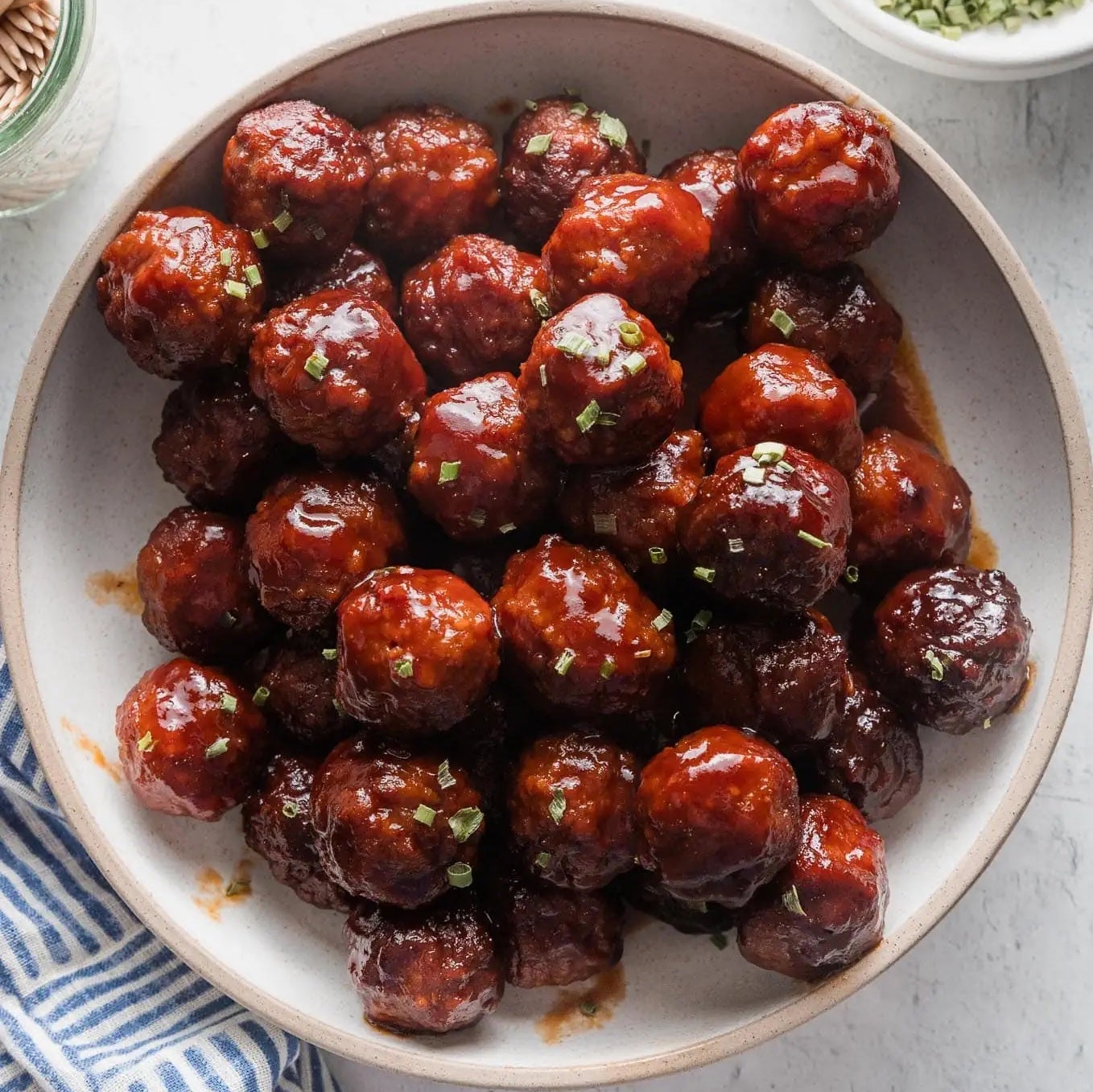 Saucy BBQ Meatballs | Switchin' Kitchens