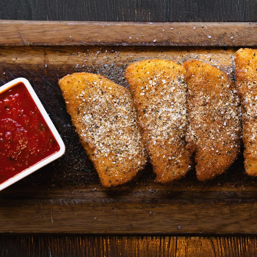 Oven-Fried Mozzarella Half Moons - NEW | Switchin' Kitchens