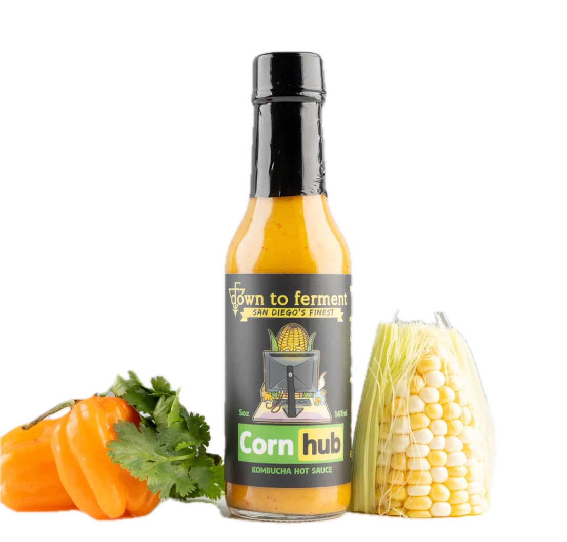 Cornhub Hot Sauce | Switchin' Kitchens